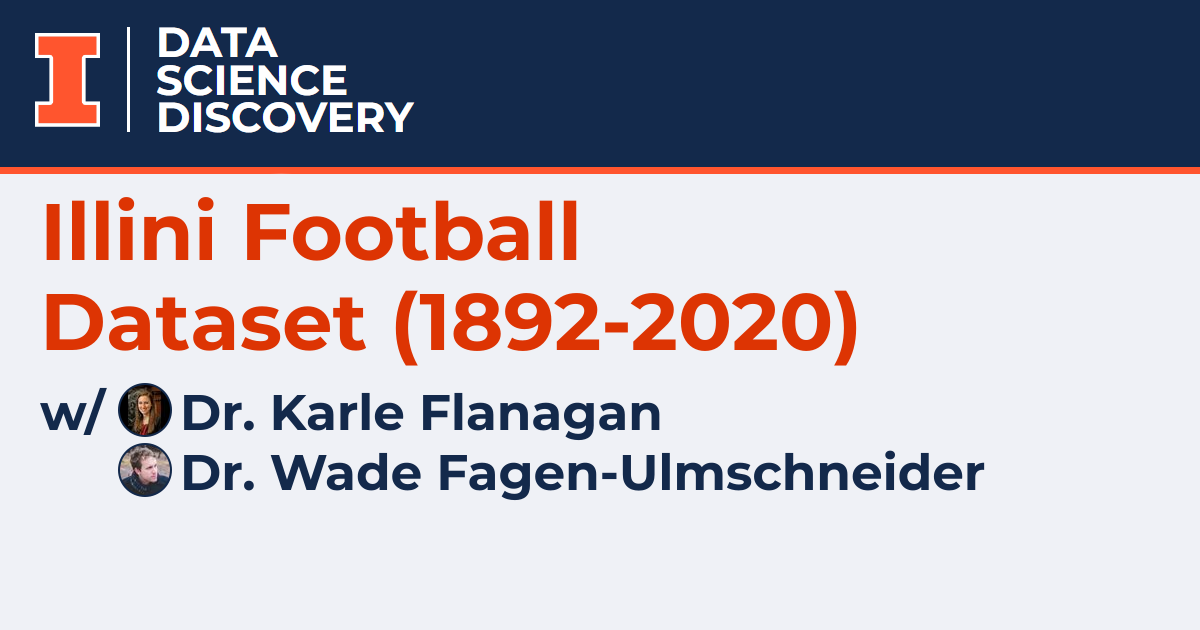 Illini Football Dataset (1892-2020) - Data Science Discovery