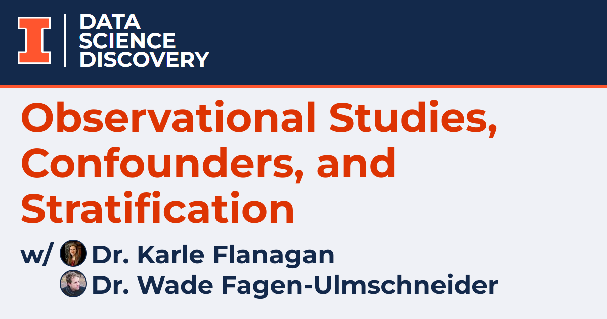 Observational Studies, Confounders, and Stratification - Data Science ...
