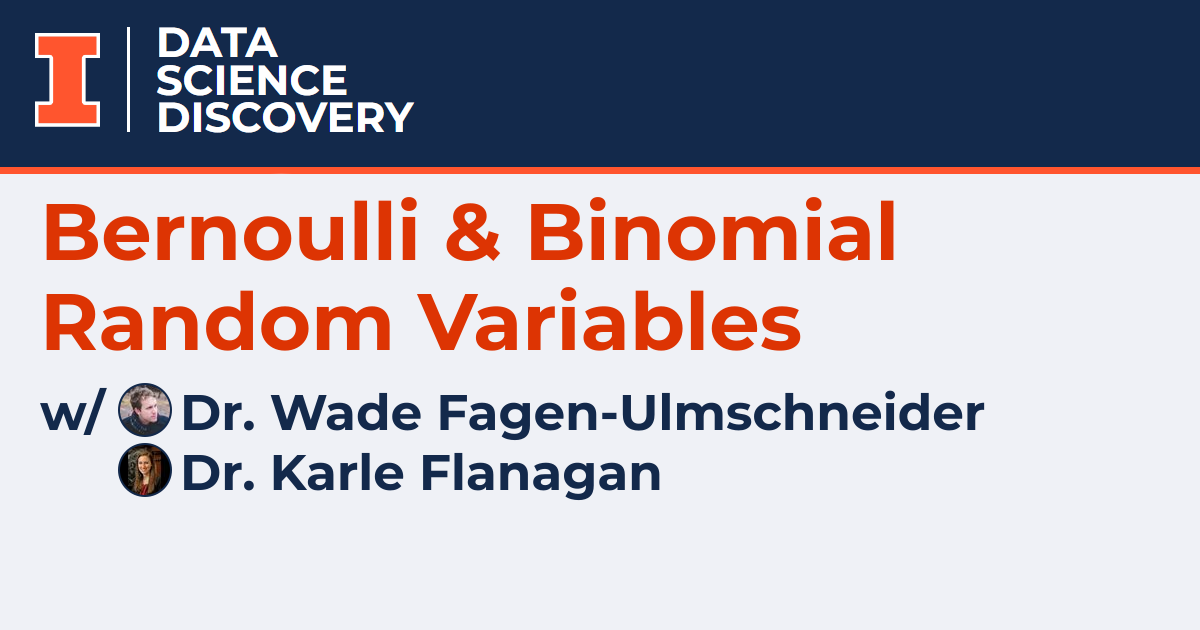 Bernoulli And Binomial Random Variables Data Science Discovery