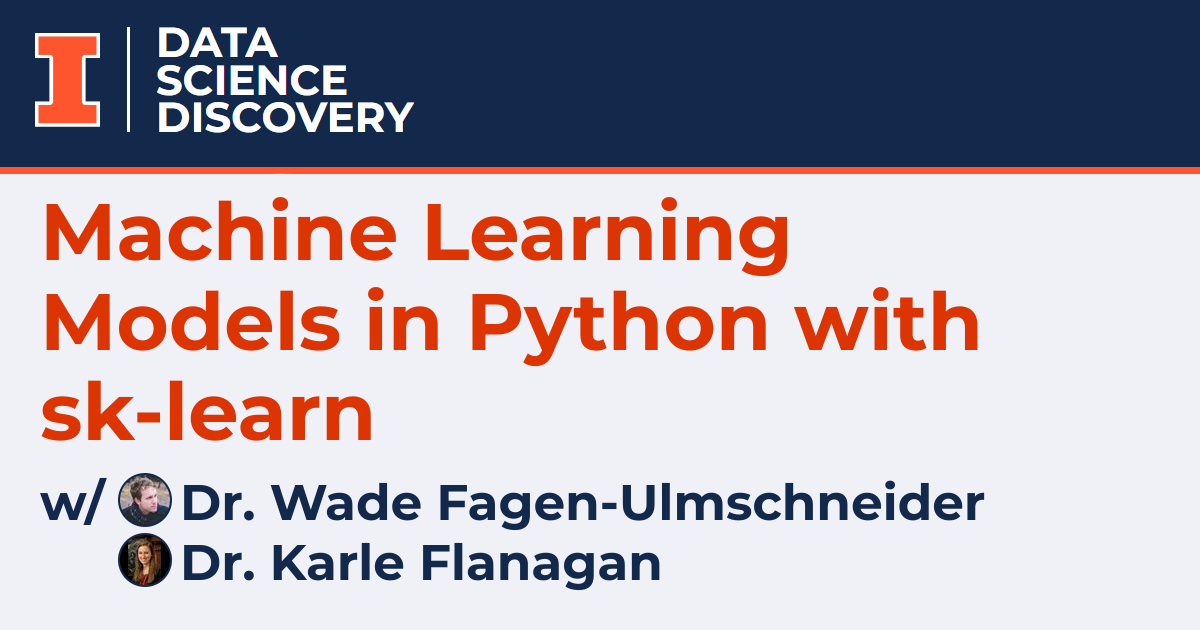 Machine Learning Models In Python With Sk Learn Data Science Discovery